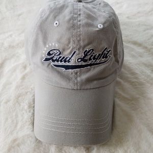 Accessories | Bud Light Ball Cap Patch Stitched Velcro Strap | Poshmark